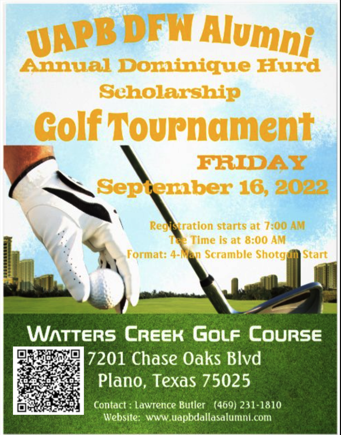 Cart Detail - UAPB DFW Dominique Hurd Memorial Scholarship Tournament